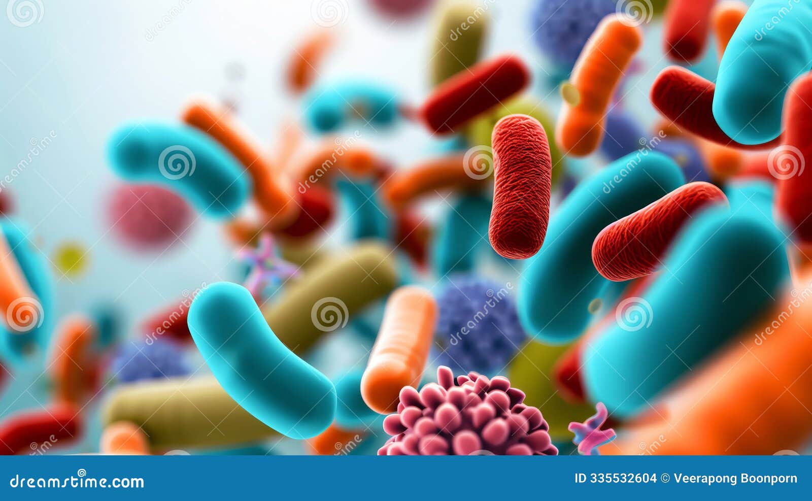 Intestinal Microbiome, Bacteria Colonizing Different Parts Of Digestive ...