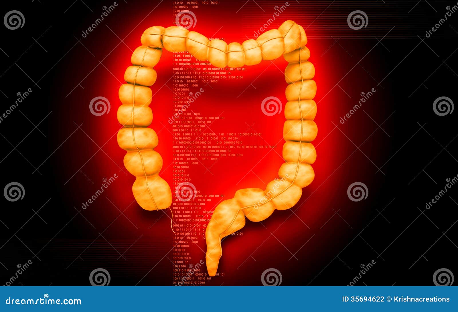3d Texture Intestine Background Stock Illustration | CartoonDealer.com ...