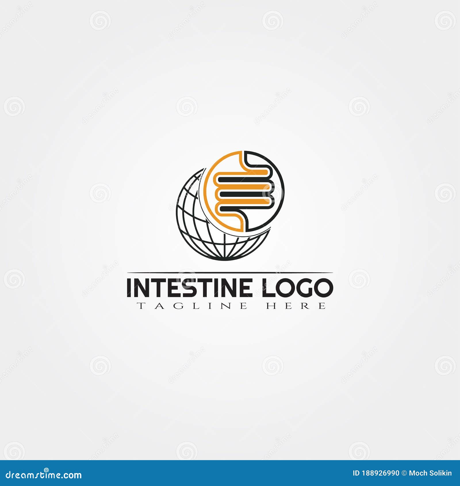 Intestine Logo Template, Creative Vector Logo Design, Bowel Logo ...