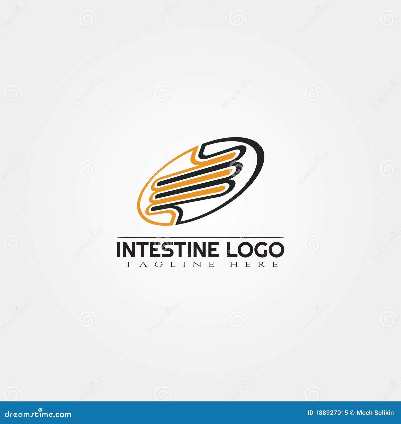 Intestine Logo Template, Creative Vector Logo Design, Bowel Logo ...