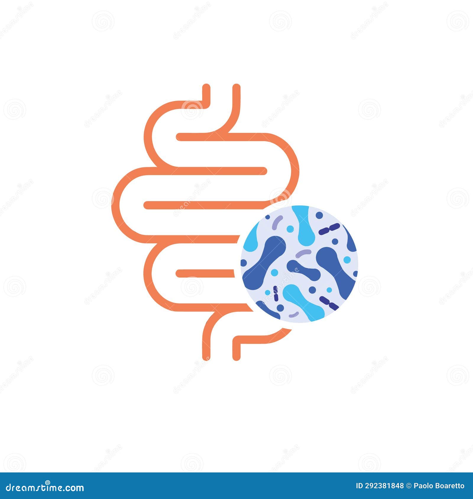 Intestines Sign. Digestive Tract Icon. Human Gut Symbol. Vector ...