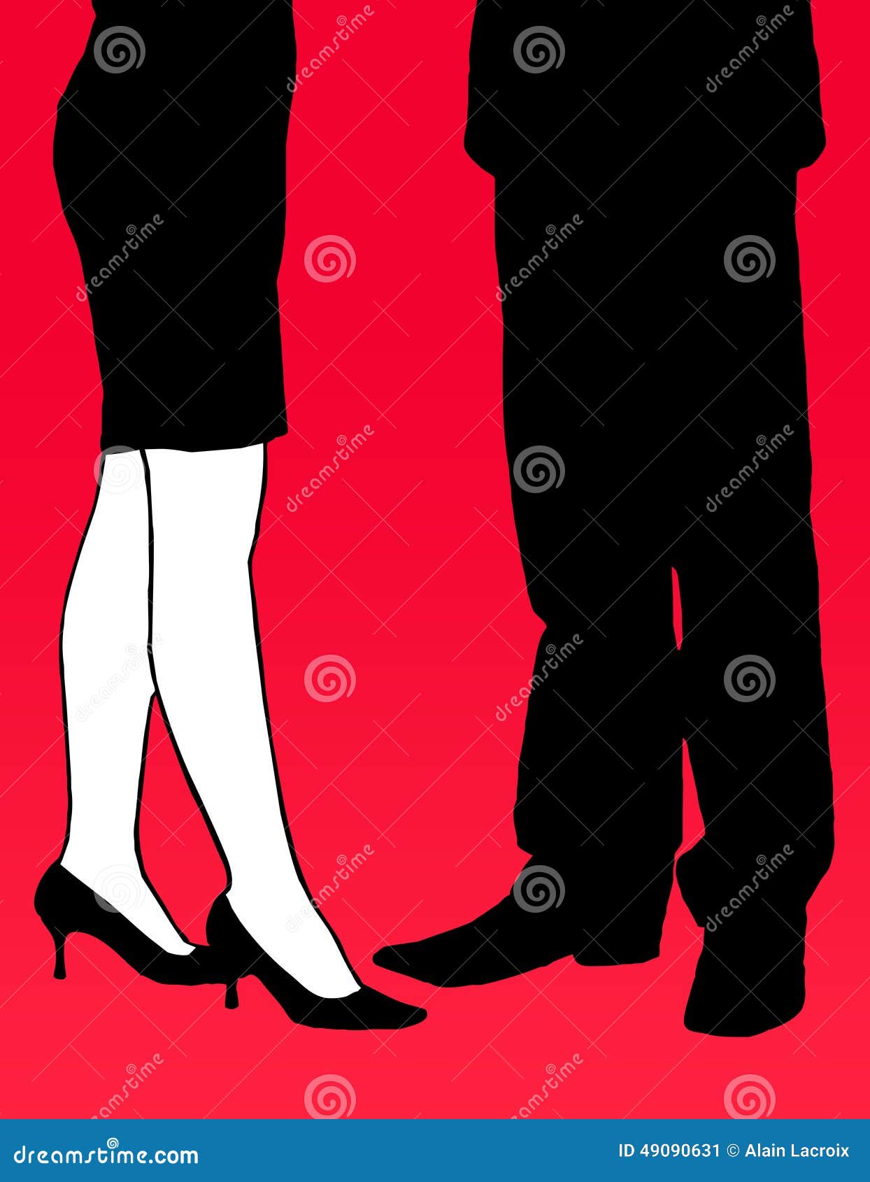 Intimacy stock illustration. Illustration of lovers, partner - 49090631