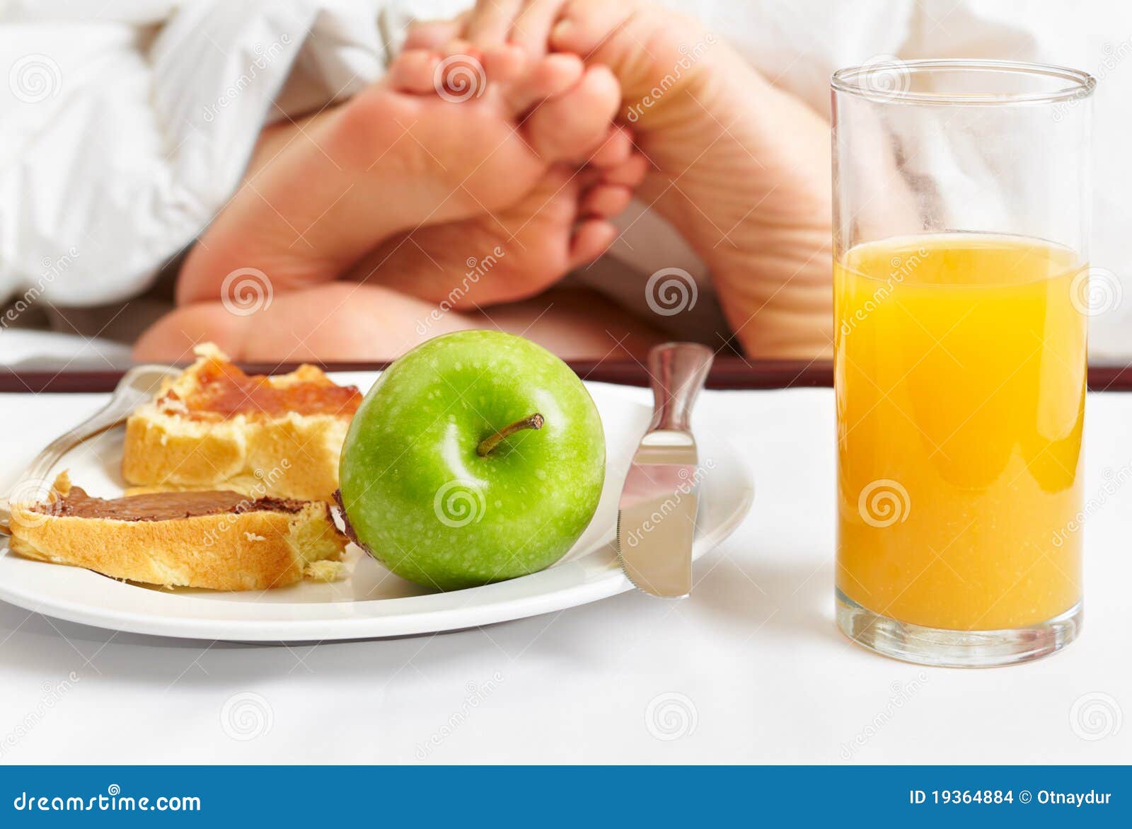 Intimate Couple and Breakfast Stock Photo - Image of breakfast ...
