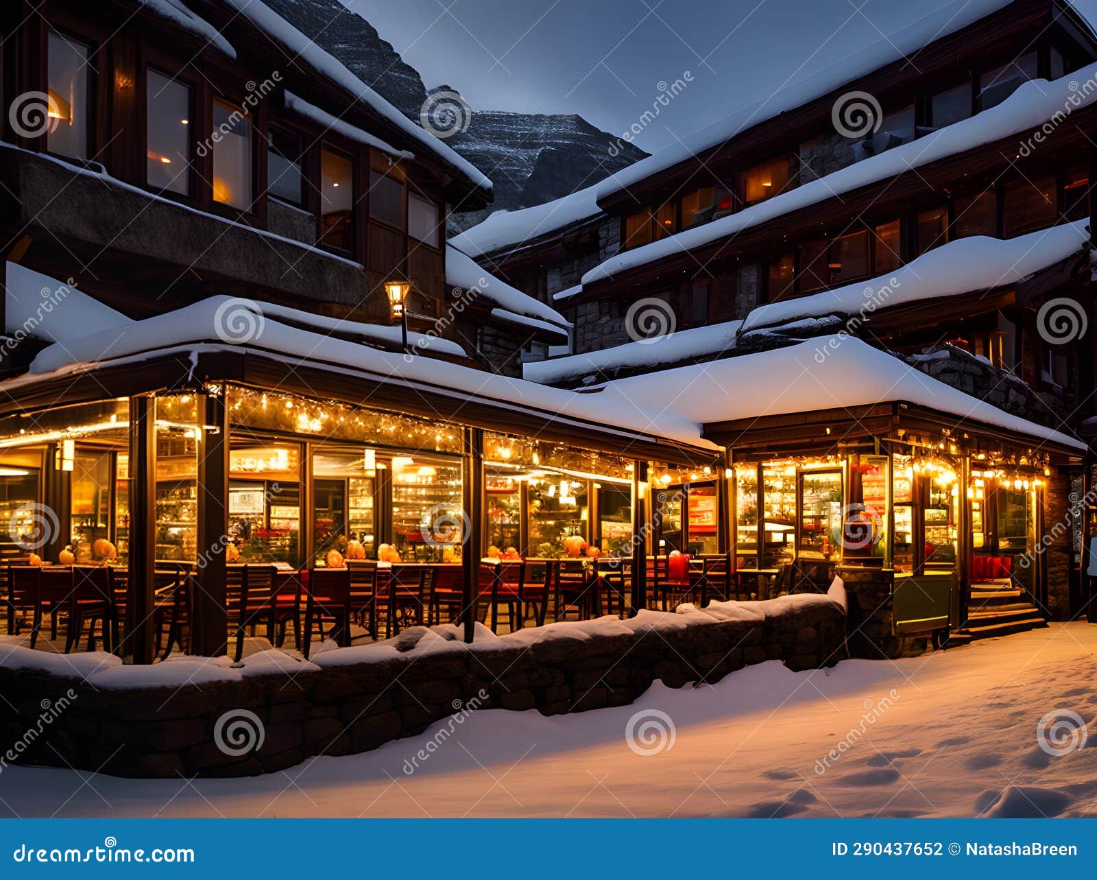 Comfortable Eatery Intimate Dining Spot Warm Tavern Stock Photo - Image ...