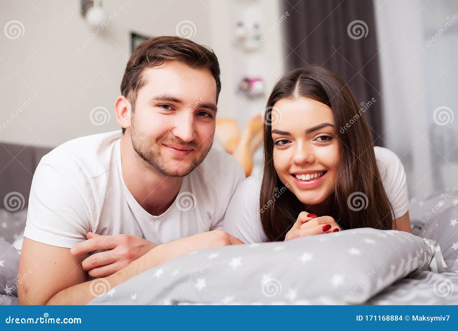 Intimate Sensual Young Couple in Bedroom Enjoying Each Other Stock ... Intimate Sensual Young Couple in Bedroom Enjoying Each Other Stock ...