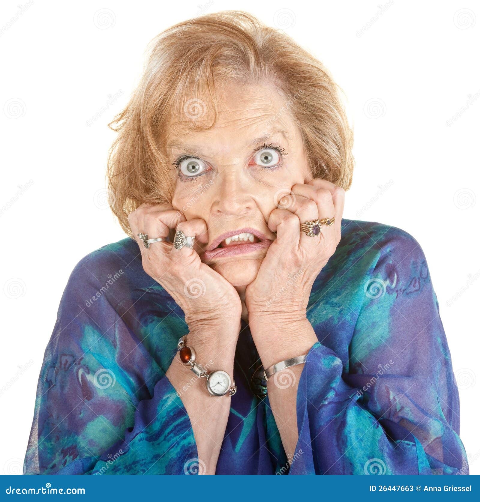 Intimidated Woman stock image. Image of adult, face, european - 26447663