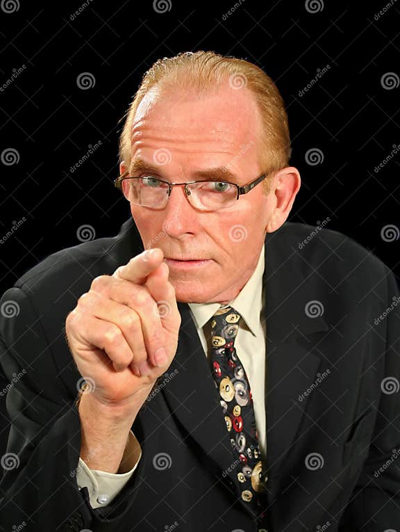Intimidating Businessman stock image. Image of looking - 4349605