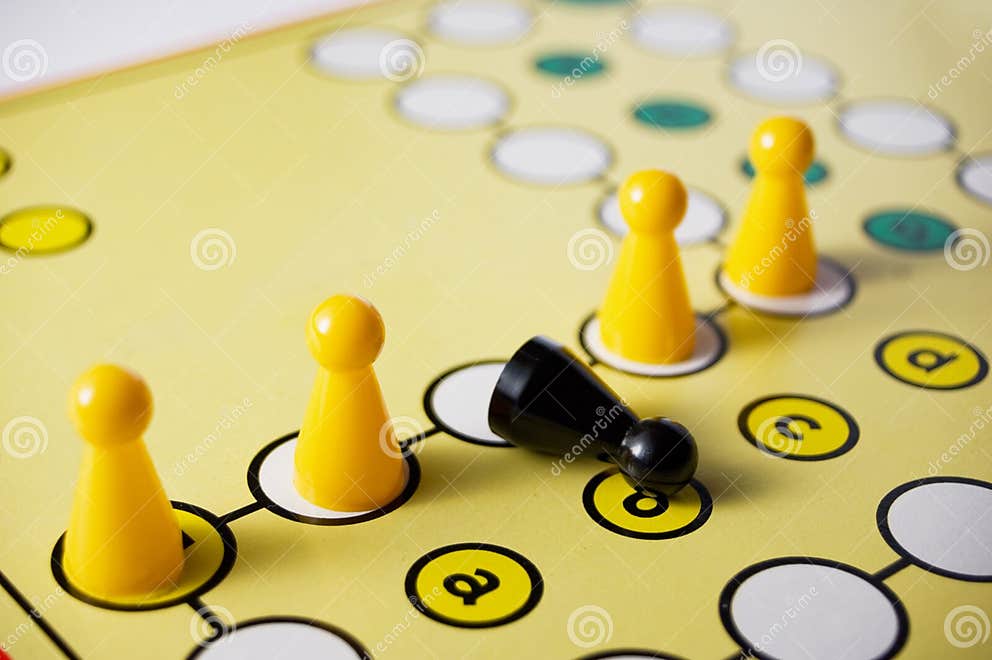 Intolerance in a Board Game Stock Image - Image of violence ...