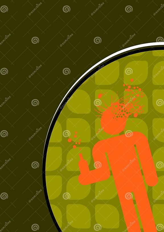 Intoxication stock vector. Illustration of silhouetted - 7374080