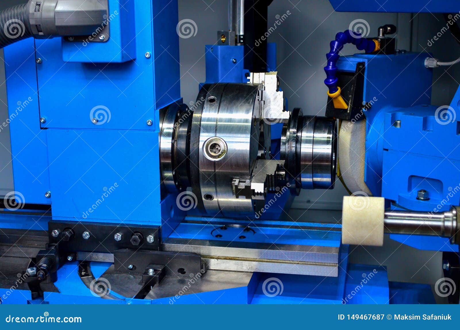 Intragrinding Machine during Operation. Stock Image - Image of ...