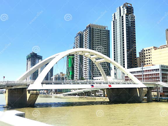 Intramuros-Binondo Bridge in Manila Editorial Stock Photo - Image of ...
