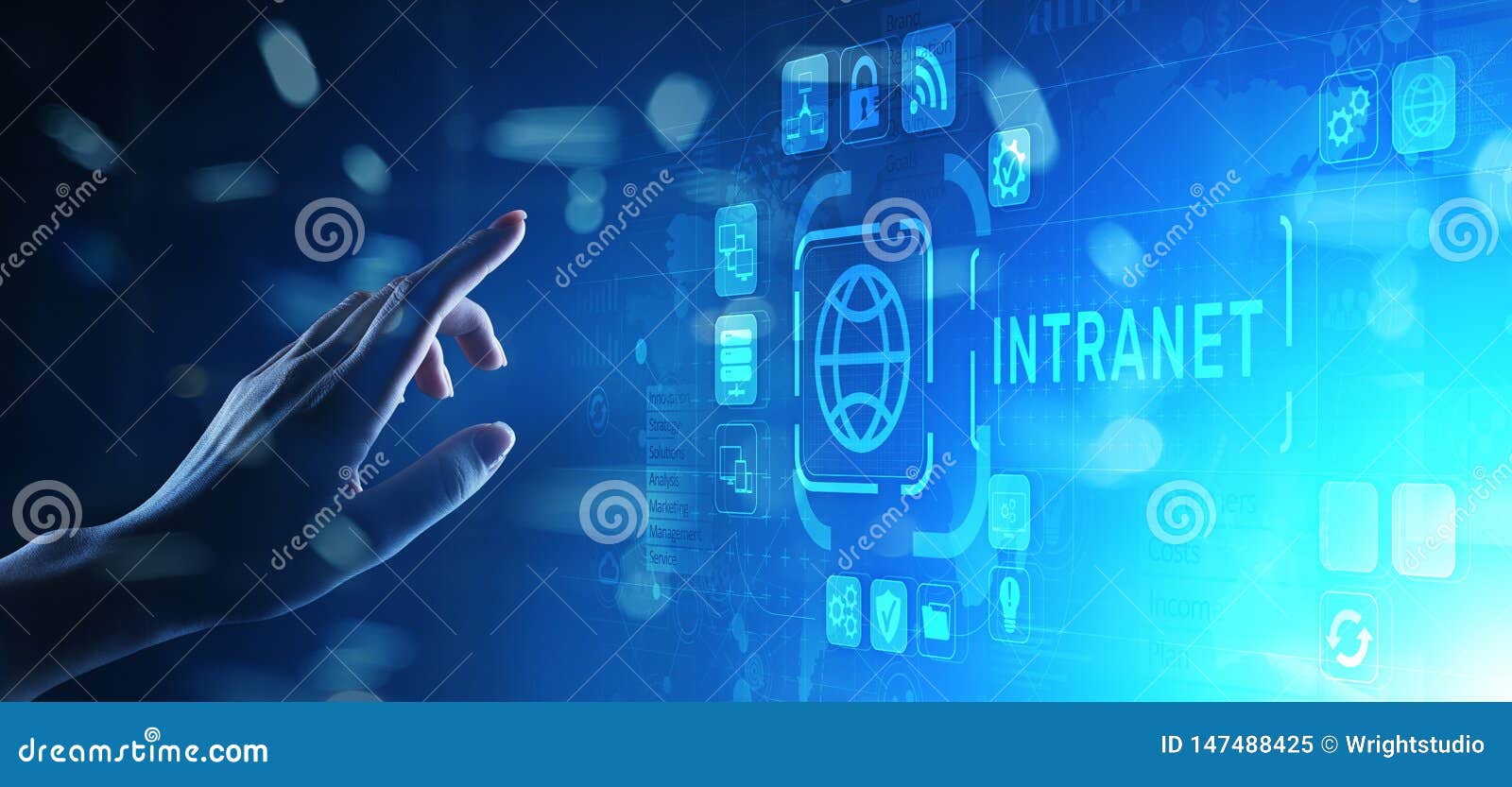 Intranet Business Corporate Communication Document Management System ...