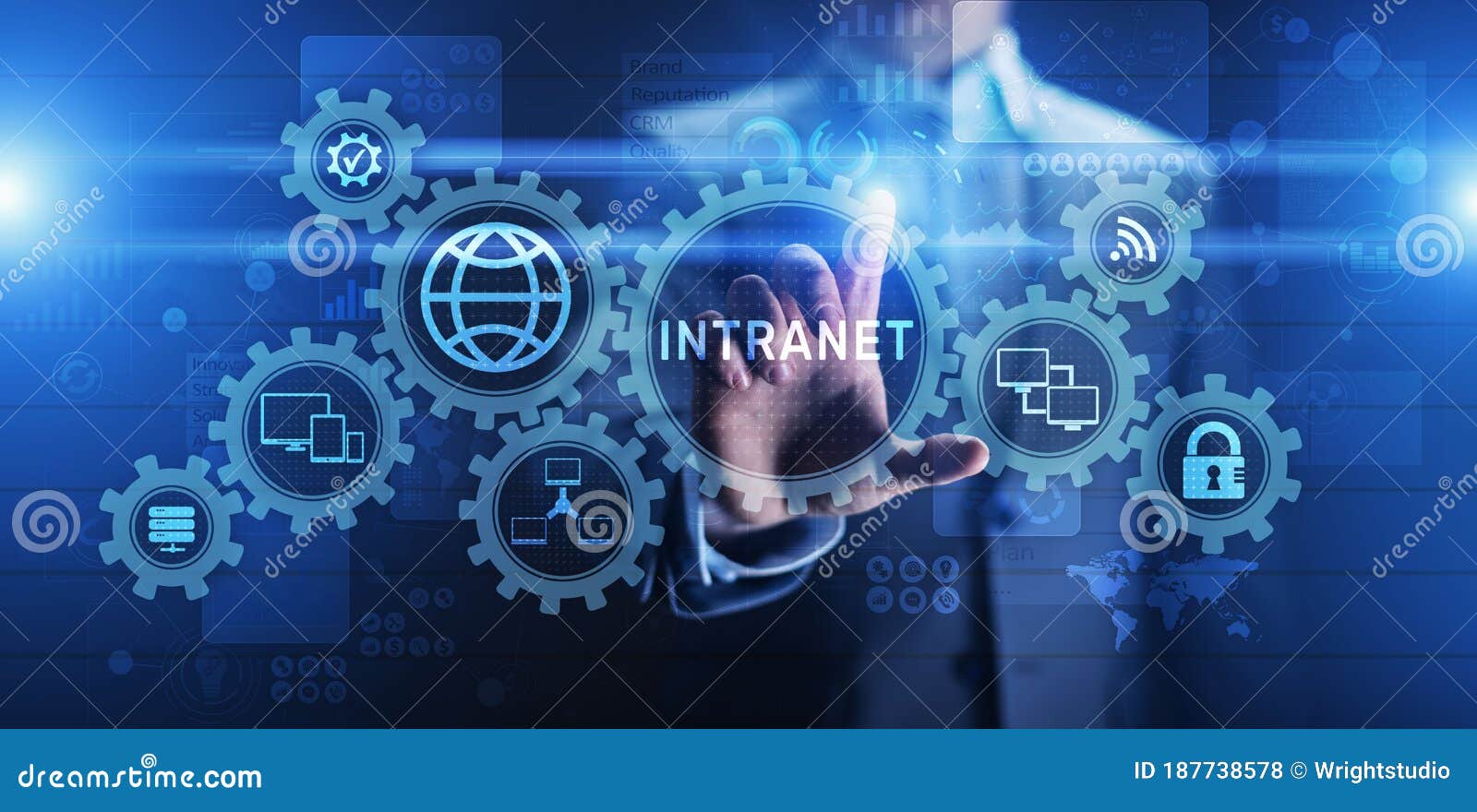 Intranet Business Corporate Communication Document Management System ...