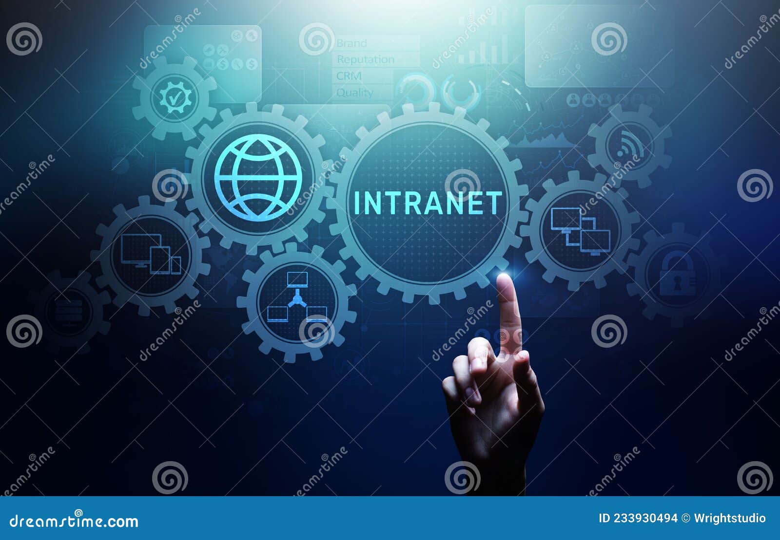 Intranet Business Corporate Communication Document Management System ...
