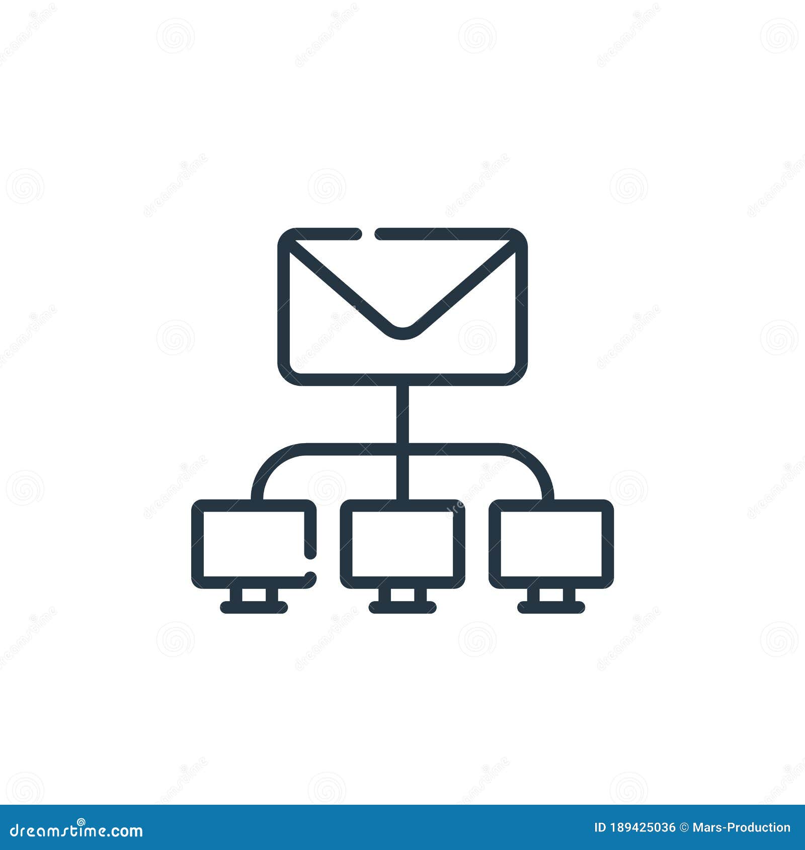 Intranet Vector Icon Isolated On White Background. Outline, Thin Line ...