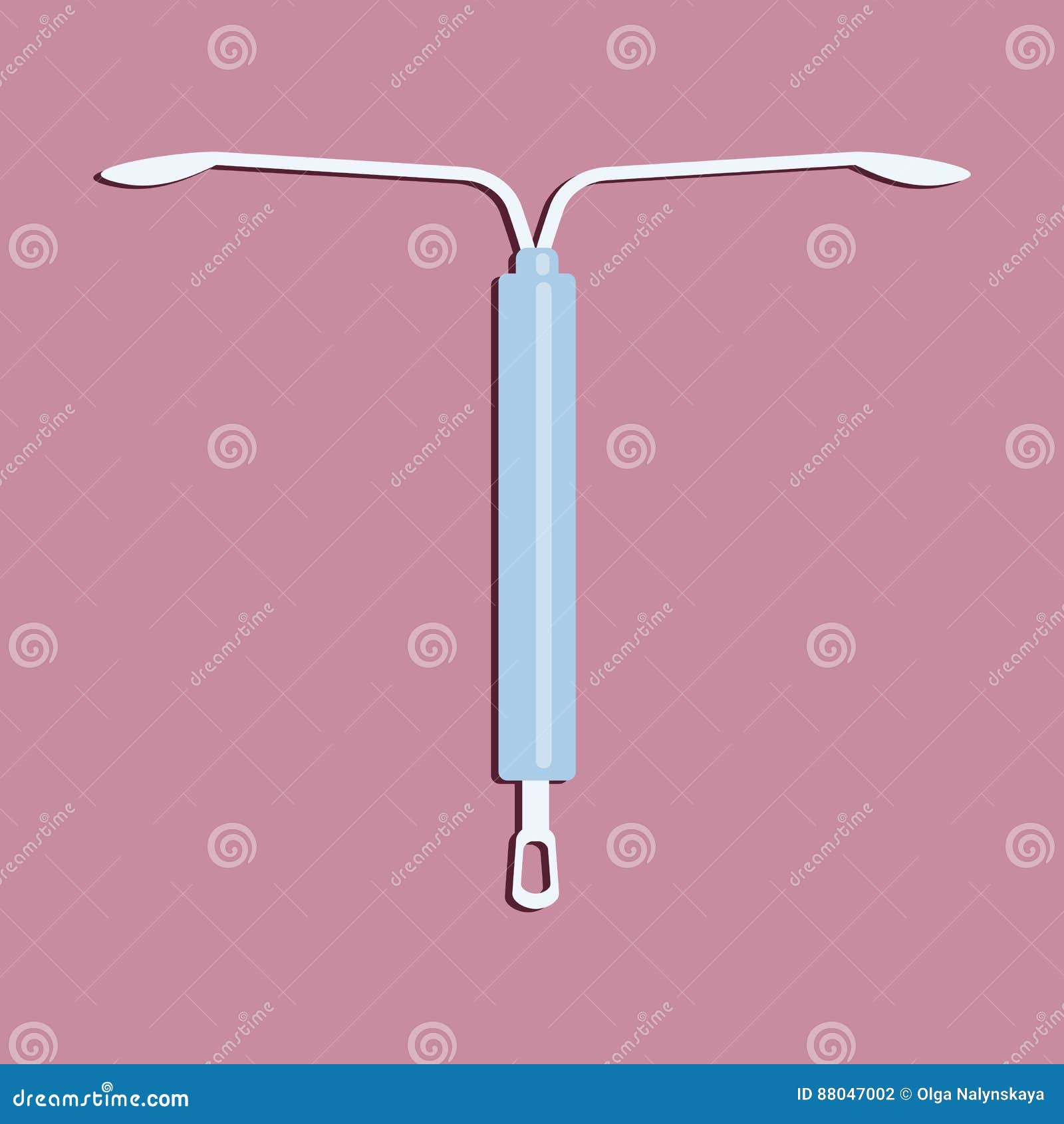 Intrauterine Device Icon stock vector. Illustration of gynecology ...