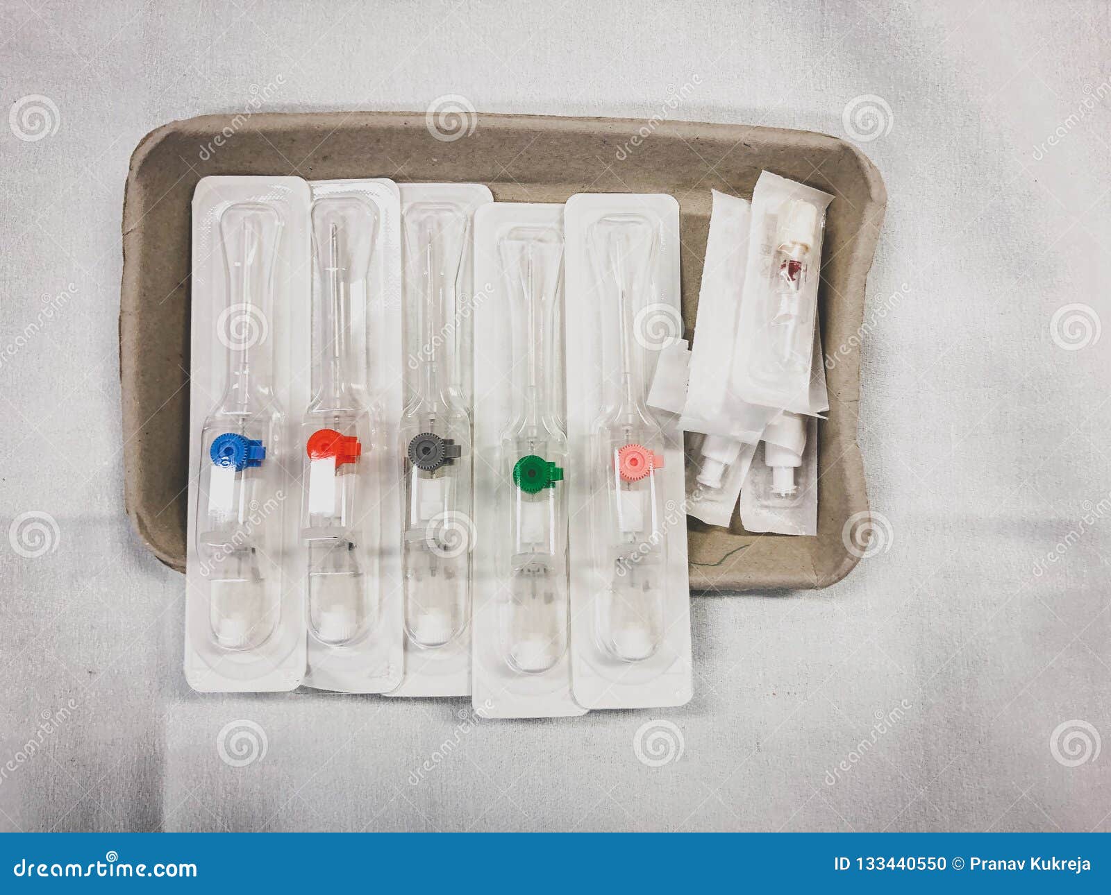 Intravenous Cannula In A Tray. Royalty-Free Stock Image | CartoonDealer ...