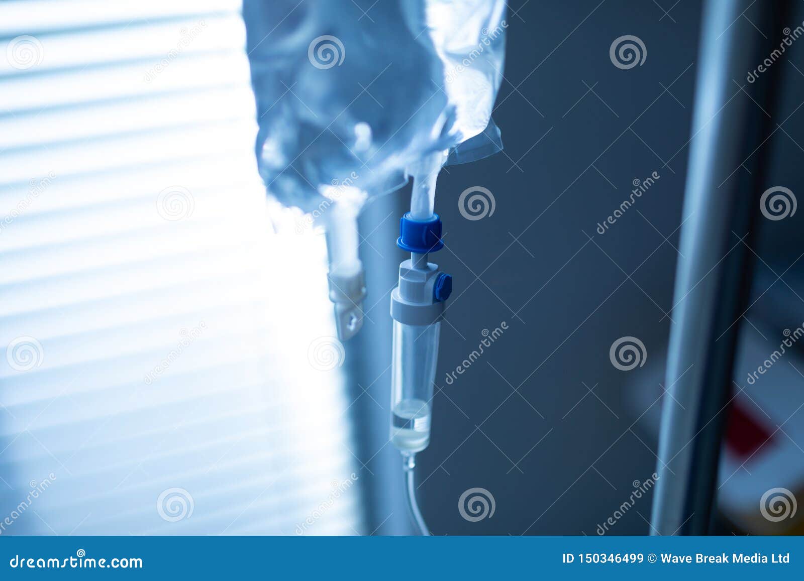 Intravenous Drip in the Ward Stock Image - Image of stand, room: 150346499
