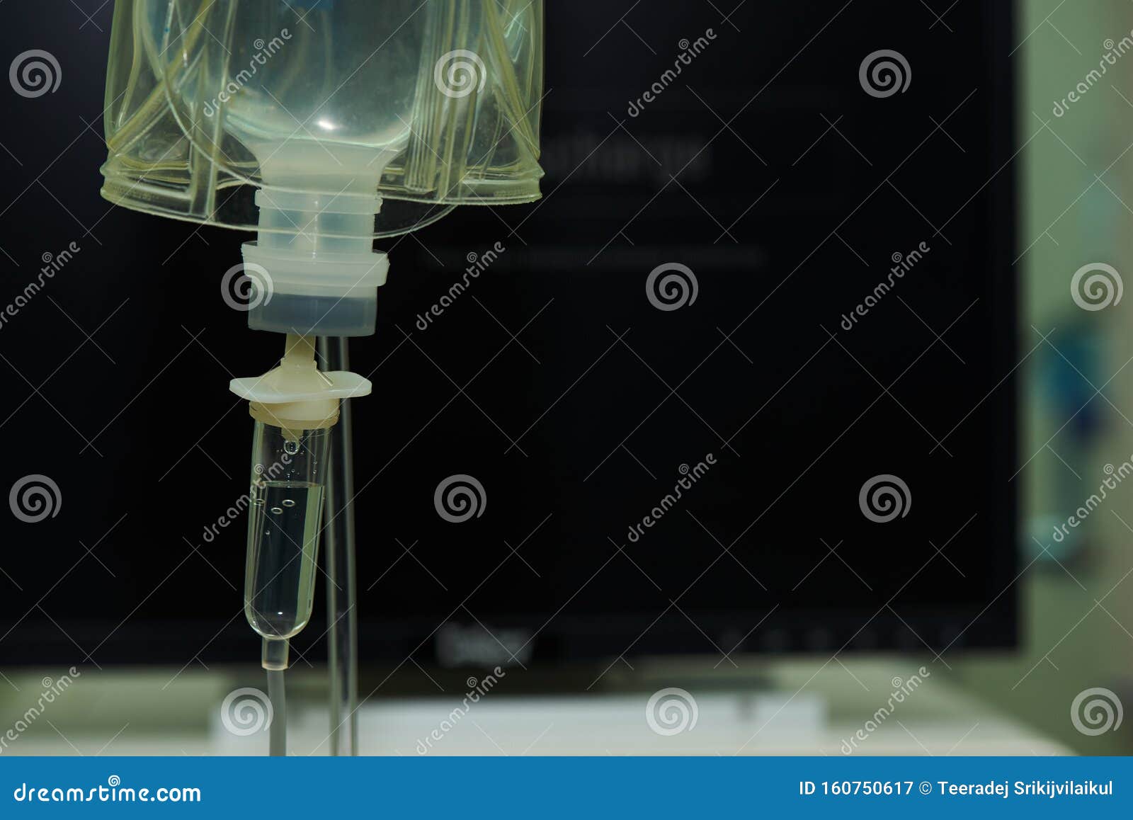 An Intravenous Fluid Bag Hanging in Operating Room Stock Image - Image ...