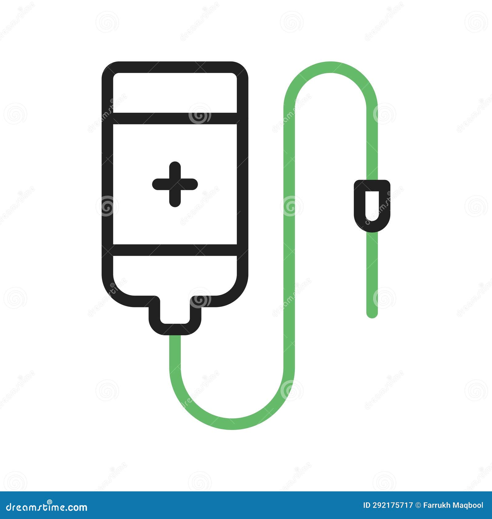 Intravenous Icon Vector Image. Stock Vector - Illustration of fluid ...