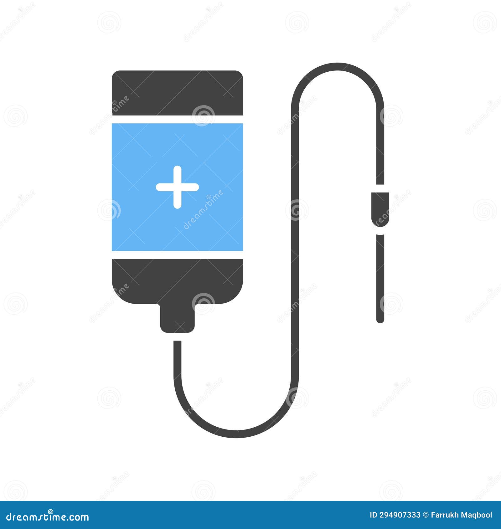 Intravenous Icon Vector Image. Stock Vector - Illustration of treatment ...