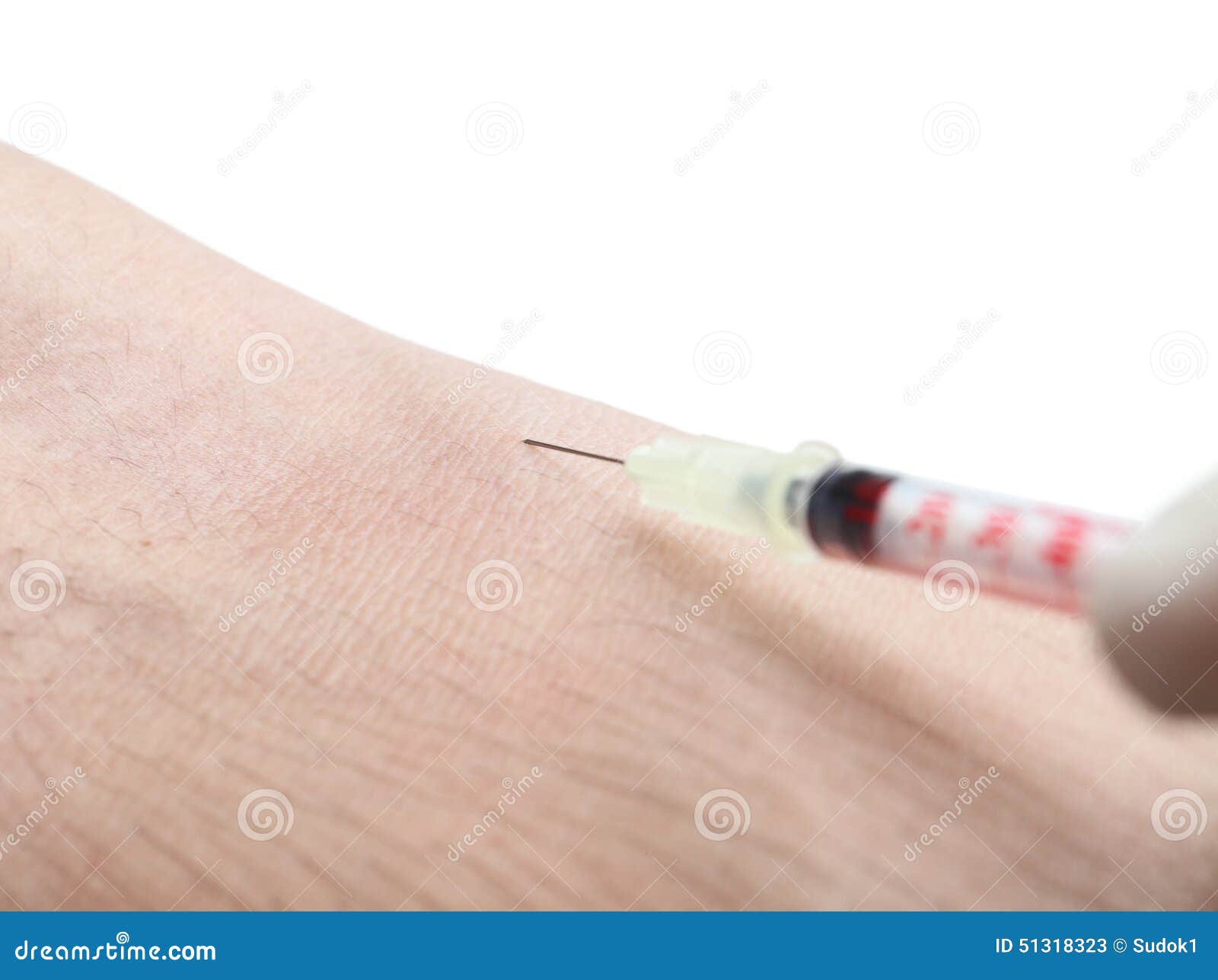 Intravenous Injection Isolated Closeup Stock Image - Image of concepts ...