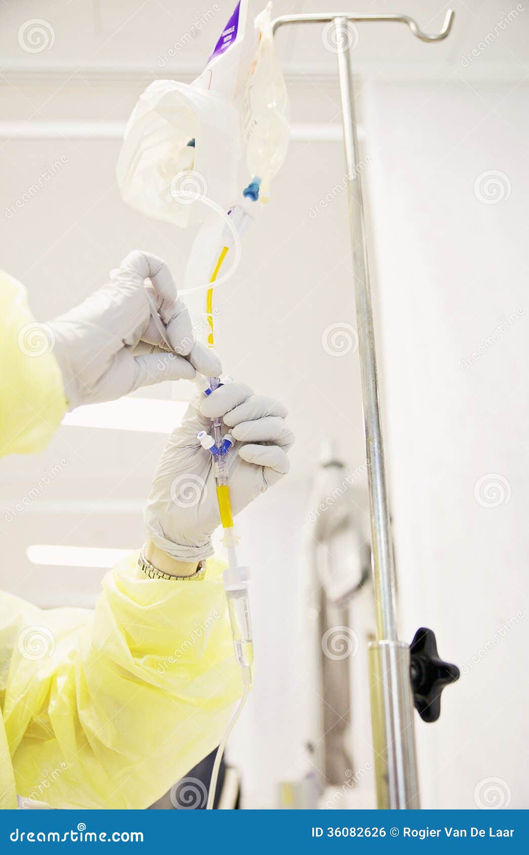 Intravenous Therapy Iv Infusion Set. Infusion Therapy System Stock ...