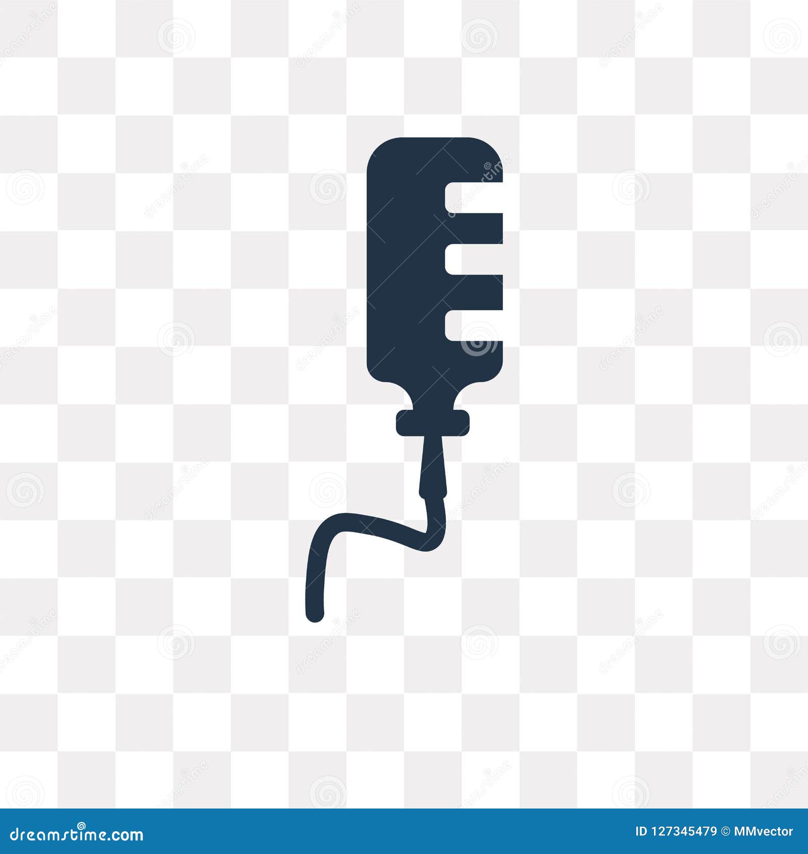 Intravenous Vector Icon Isolated on Transparent Background, Intravenous ...