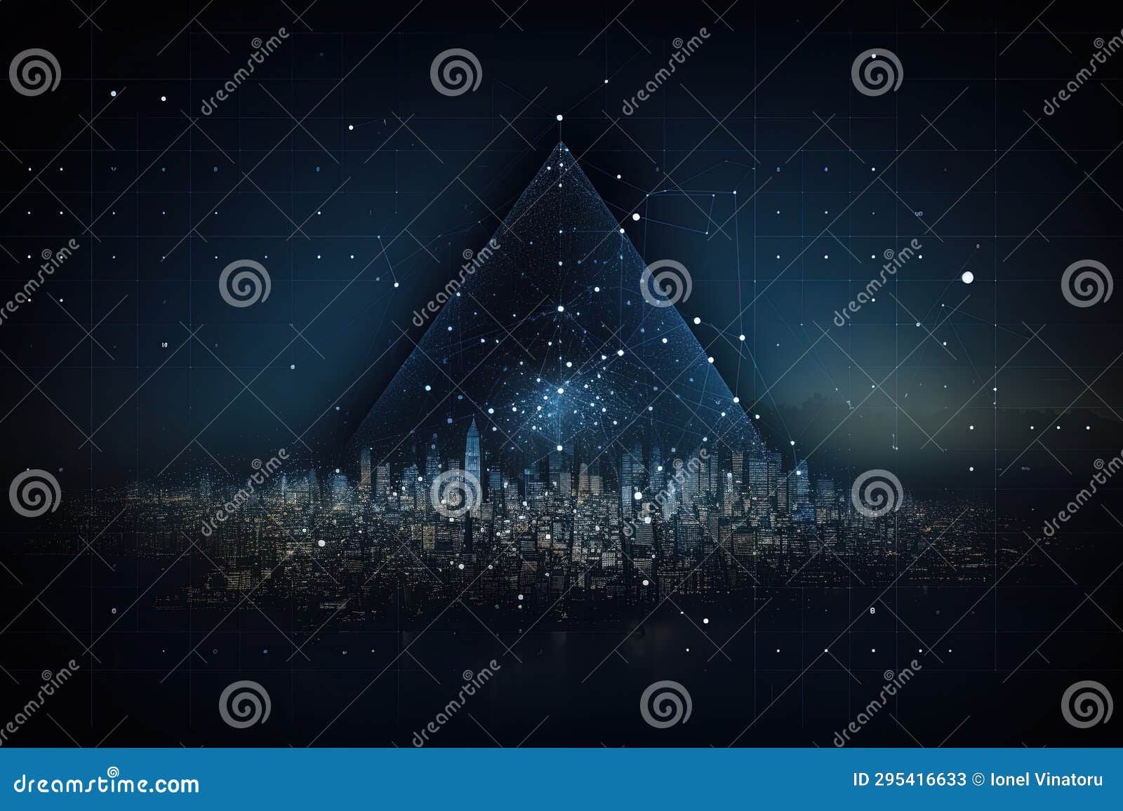 Intricate Abstract Background of Metric Data Interpretations and ...