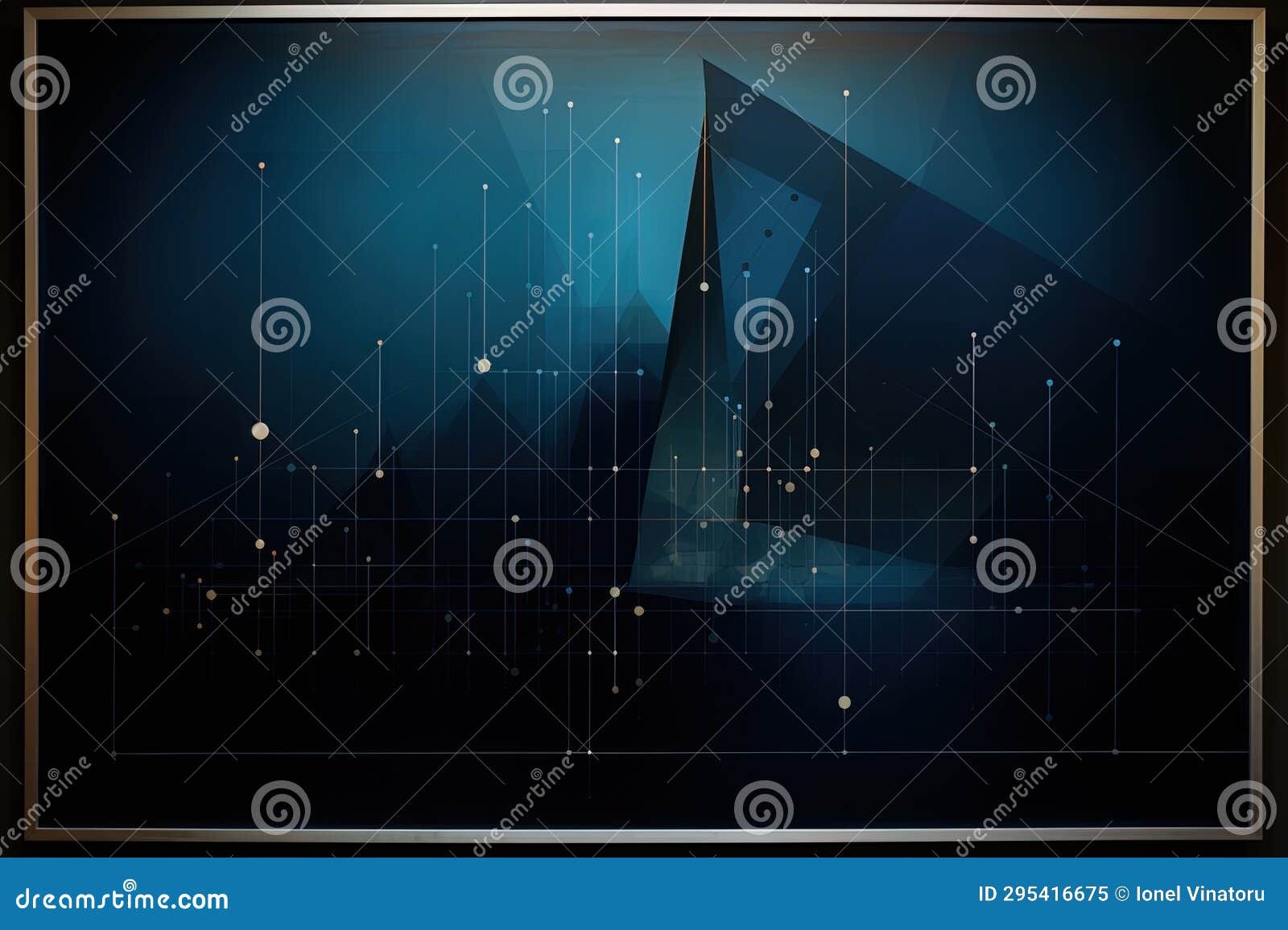 Intricate Abstract Background of Metric Data Interpretations and ...