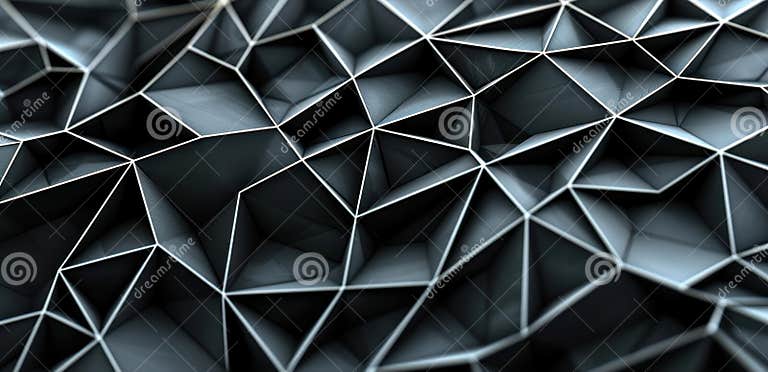 Intricate Abstract Geometric Outlines Create a Visually Striking ...