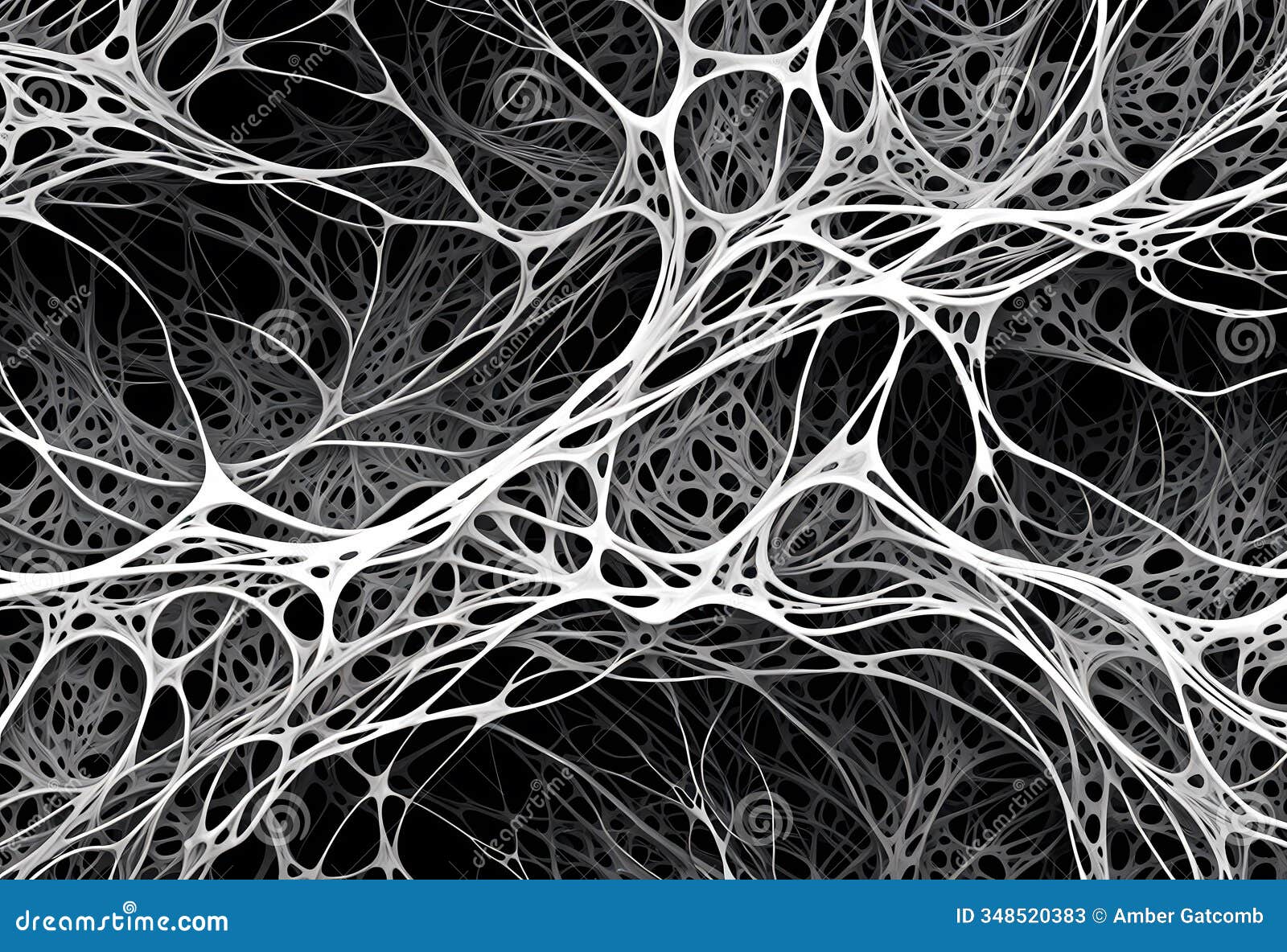 Intricate Abstract Web-like Structure Stock Illustration - Illustration ...