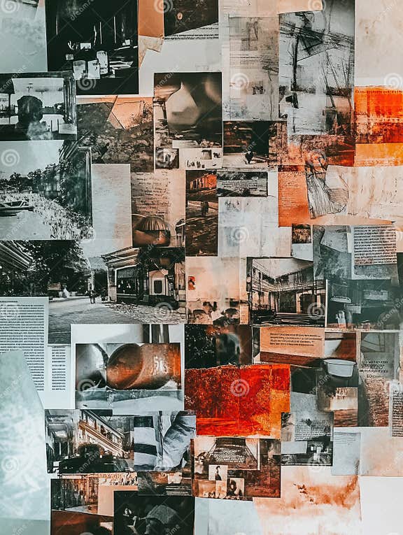 Collage Showcasing Diverse Text and Imagery with Quotes Illustrating ...