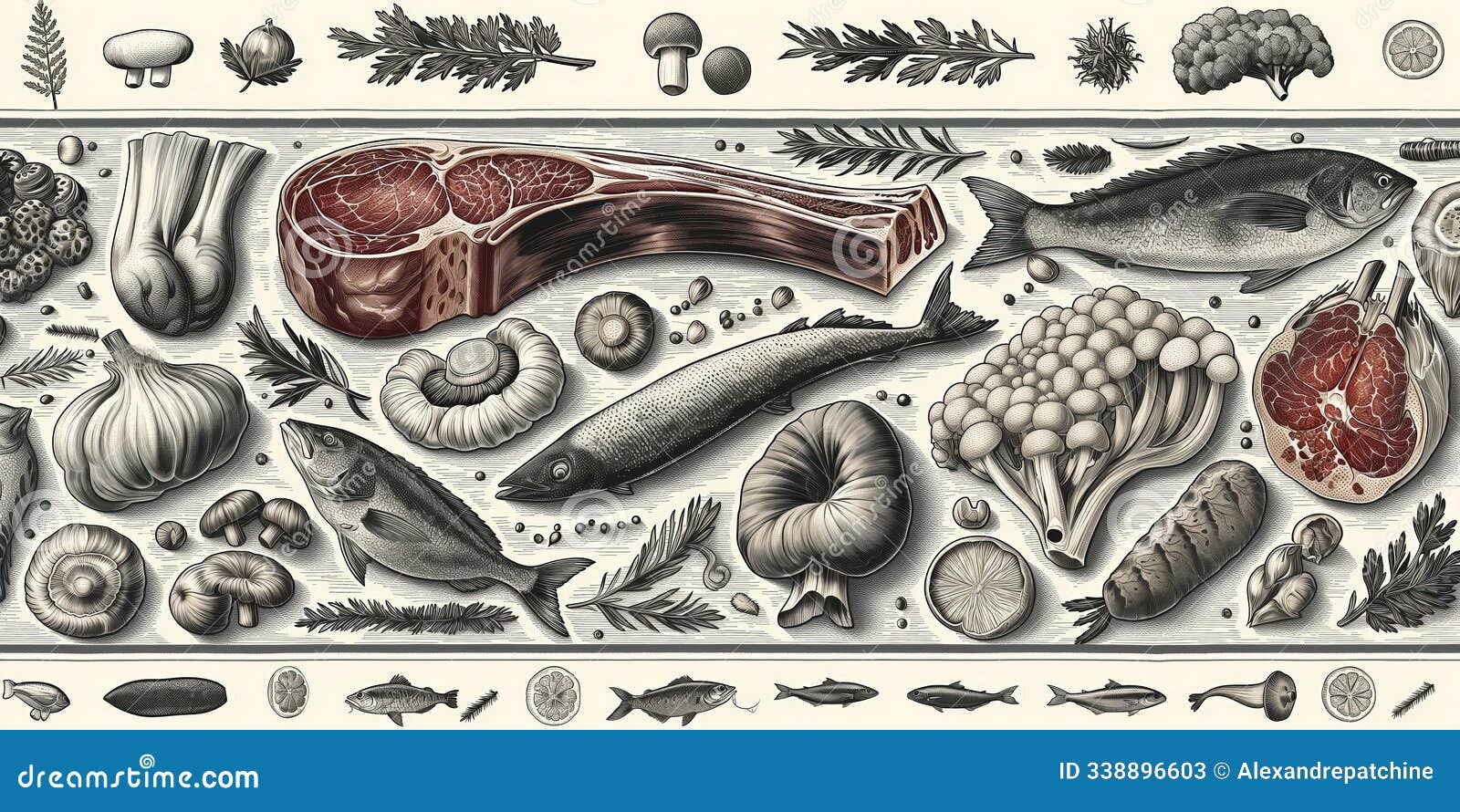 Carnivore Diet Symbols. Yes To Meat And No To Plants And Vegetables ...