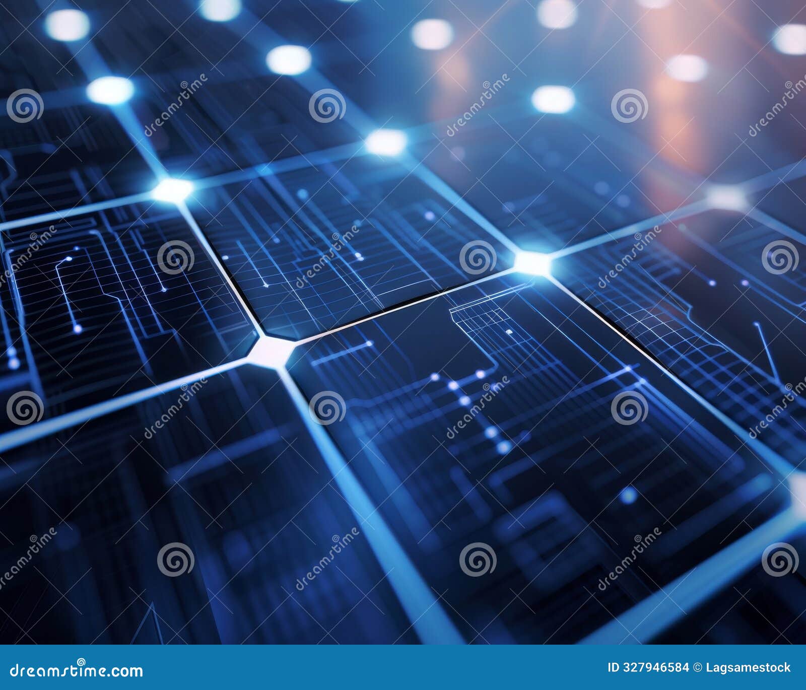 An Intricate Blueprint of a Next Generation Solar Panel Design Stock ...