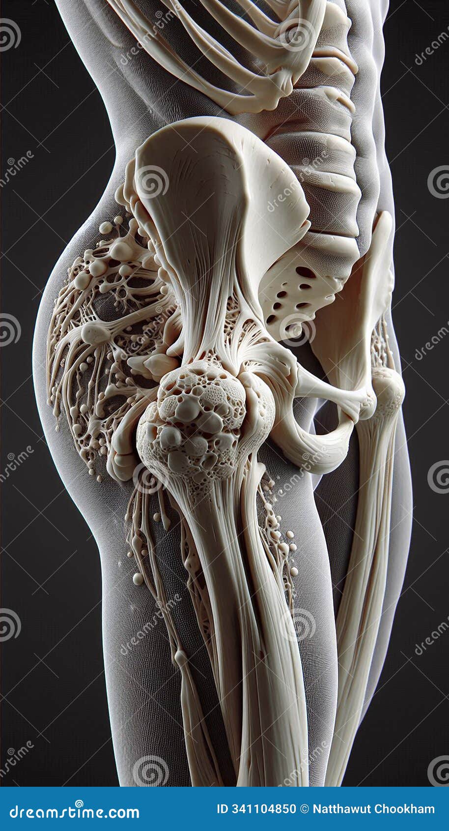 Intricate Bone Structure in Human Anatomy Model Stock Illustration ... Intricate Bone Structure in Human Anatomy Model Stock Illustration ...
