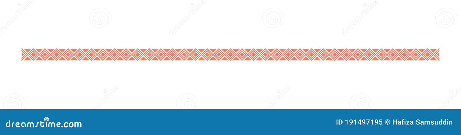 Intricate Border Design. Vector Illustration Decorative Design Stock ...