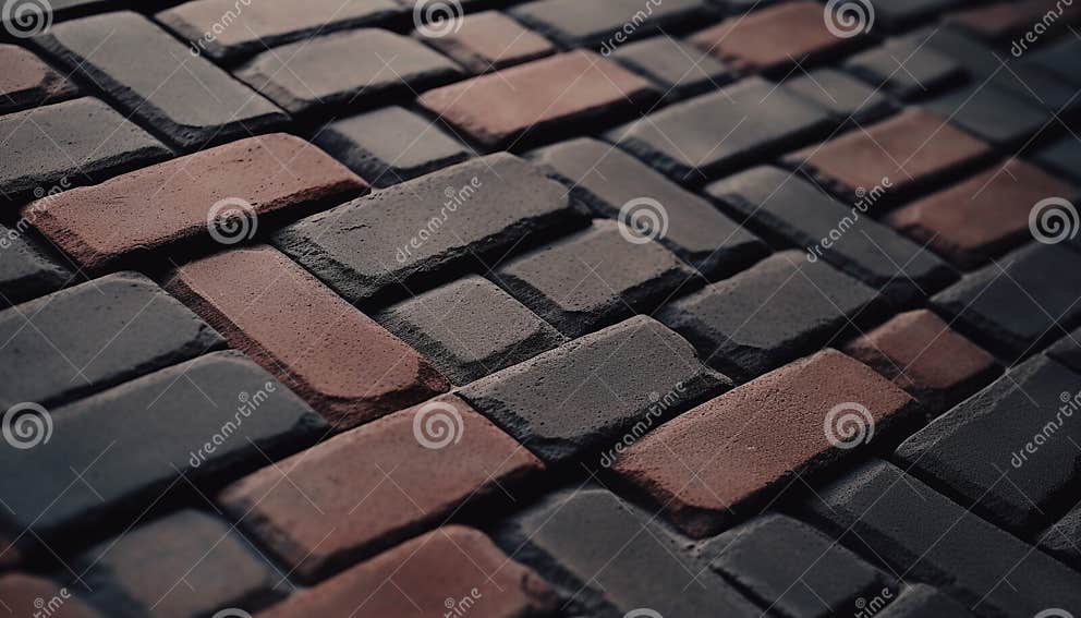 Intricate Brickwork: a Study in Texture and Pattern Stock Illustration ...