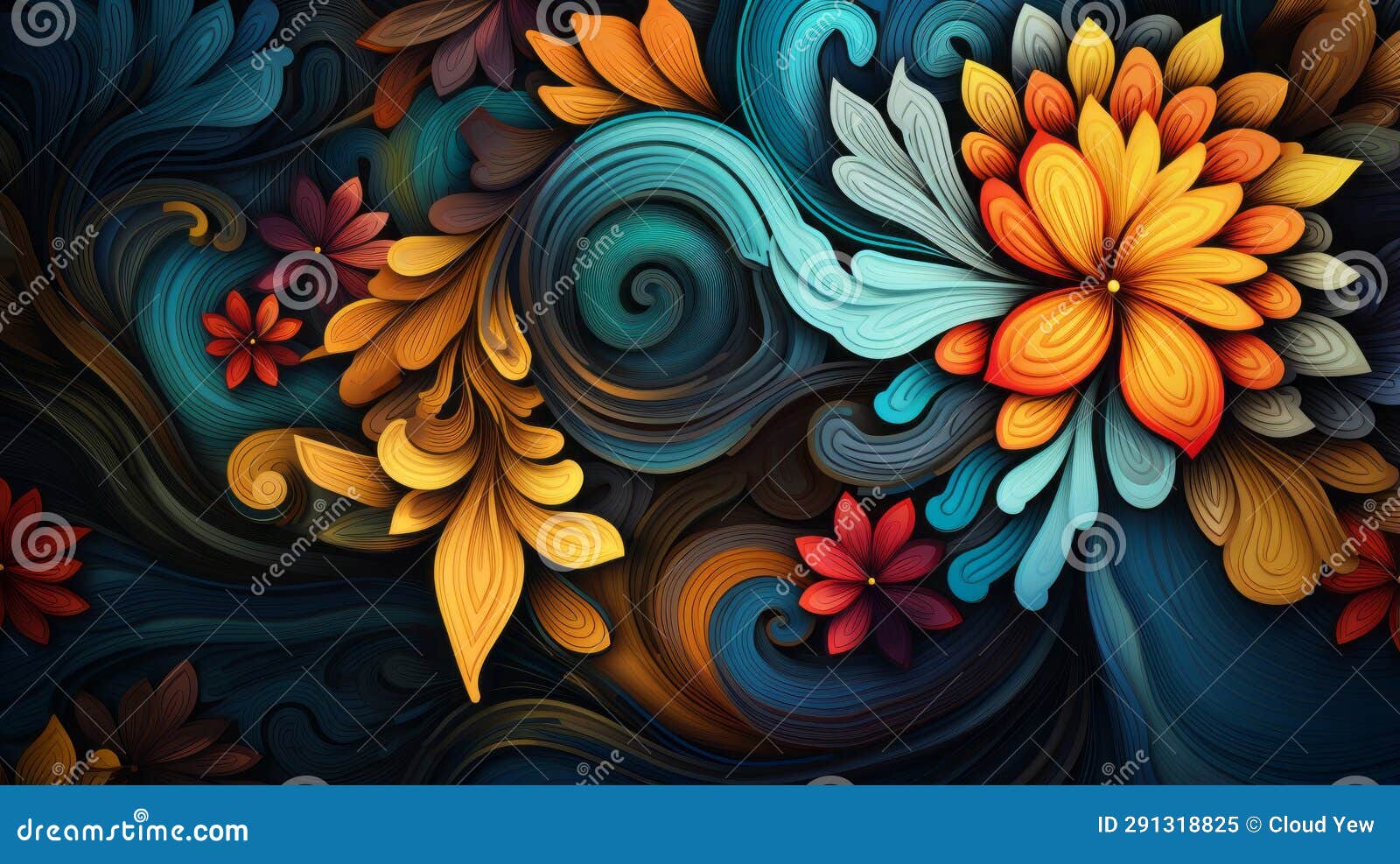Intricate Captivating Illustration Stock Illustration - Illustration of ...