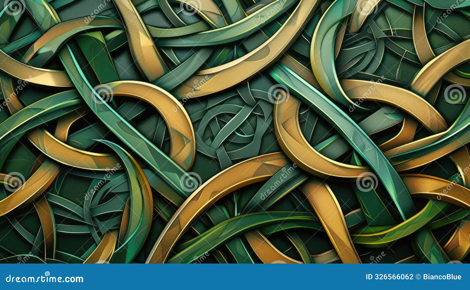 Intricate Celtic Knot with Vibrant Colors and Geometric Elements ...