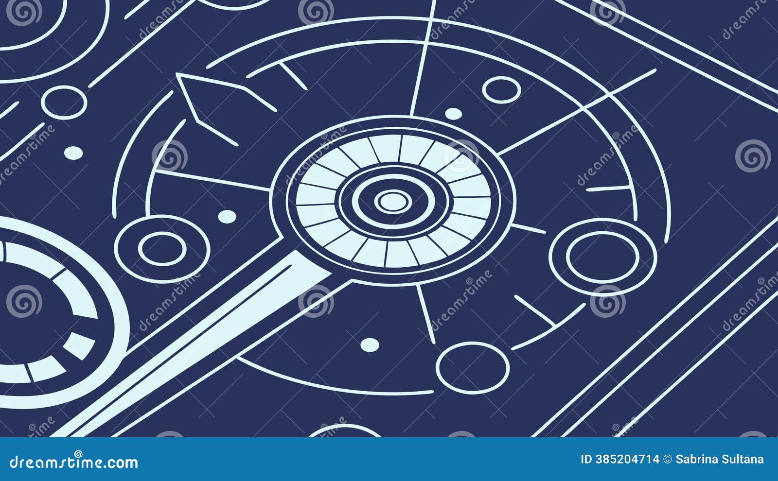 Compass Dial Icon In Rope Loops. Sea Voyages And Discoveries ...