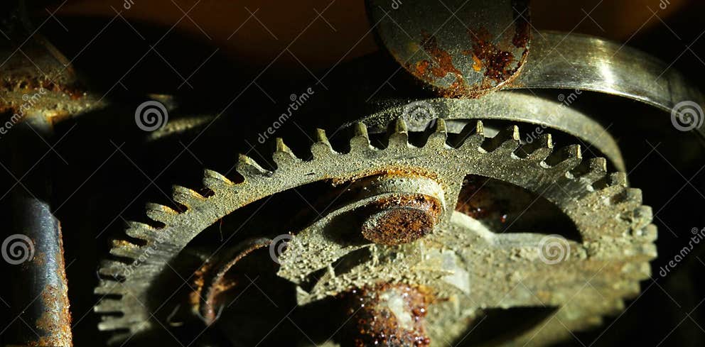 The Intricate and Complex Inner Workings of a Watch. Stock Image ...