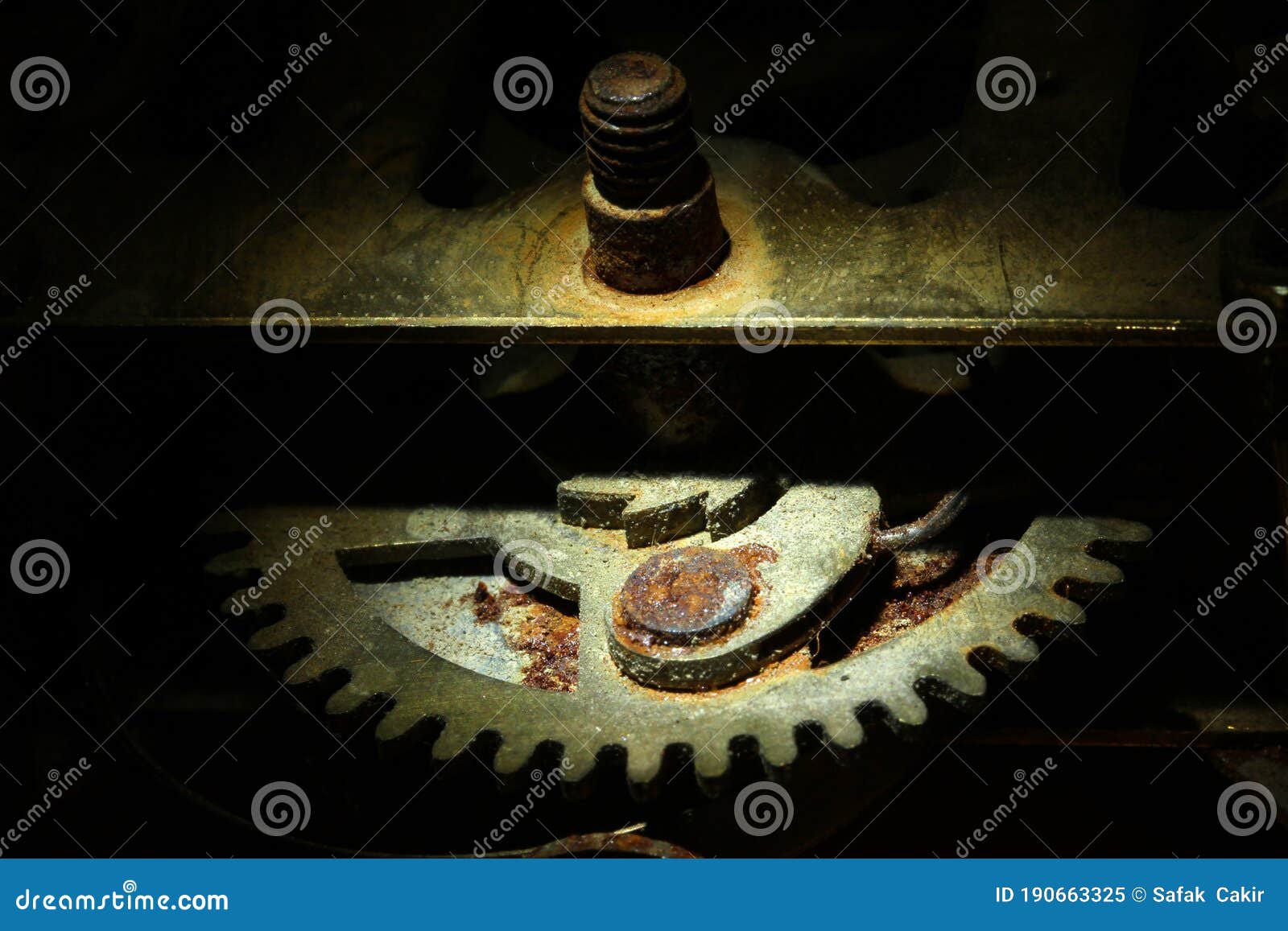 Clockwork: the Inner Mechanism of a Watch Stock Image - Image of ...