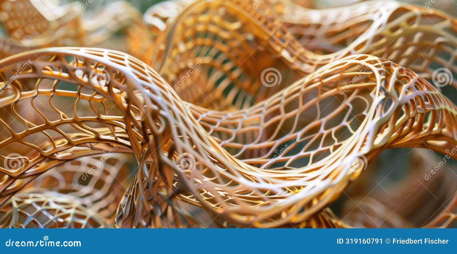 Intricate Copper Wire Mesh Patterns Close-up Capture Emphasizing Detail ...
