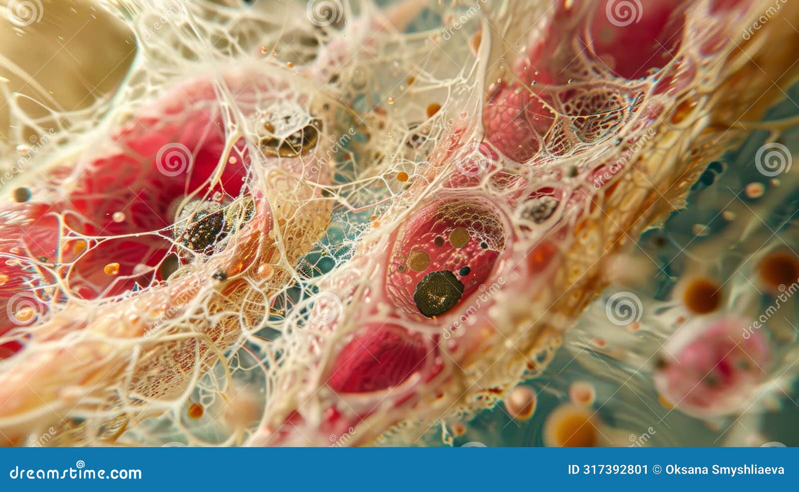 Intricate 3D Rendering Of Synaptic Transmission In Neuronal Network ... Intricate 3D Rendering Of Synaptic Transmission In Neuronal Network ...