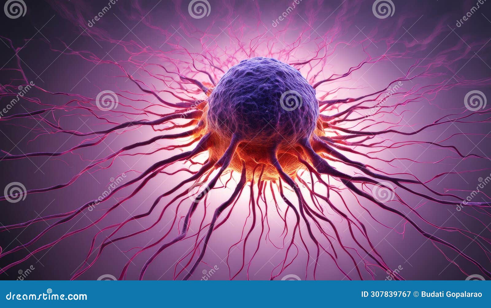 The Intricate Dance of Cellular Growth and Division Stock Illustration ...