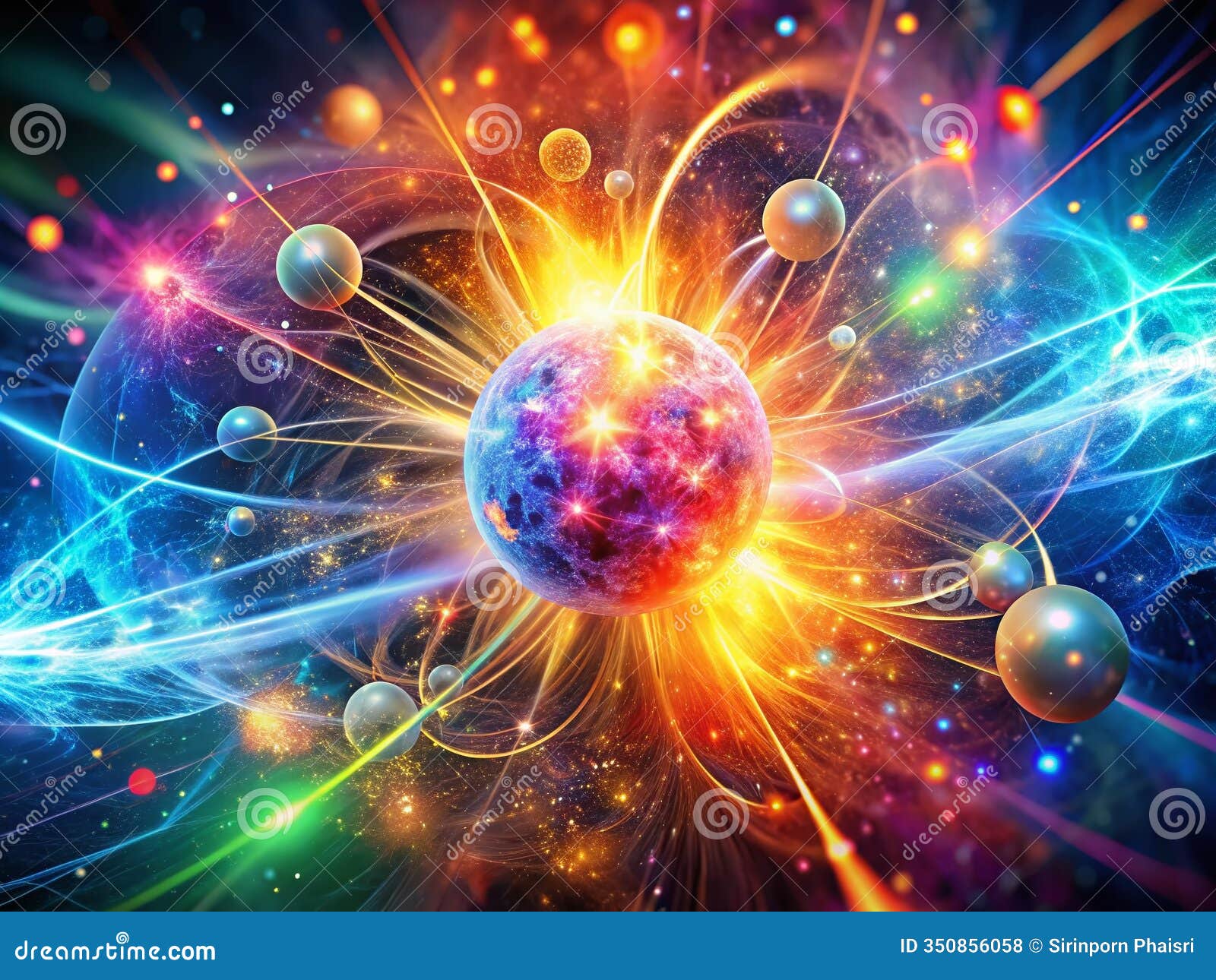 Proton - A Complex Subject, Related To Many Concepts. Pictured As A ...