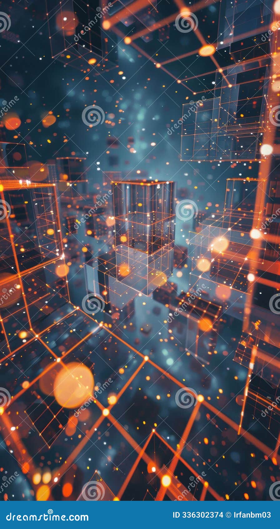 Mind Your Business. Abstract 3D Artwork Concept Stock Illustration ...