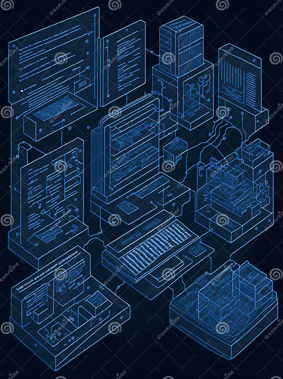 Intricate Details of Scientists Workstations, Featuring Computers ...