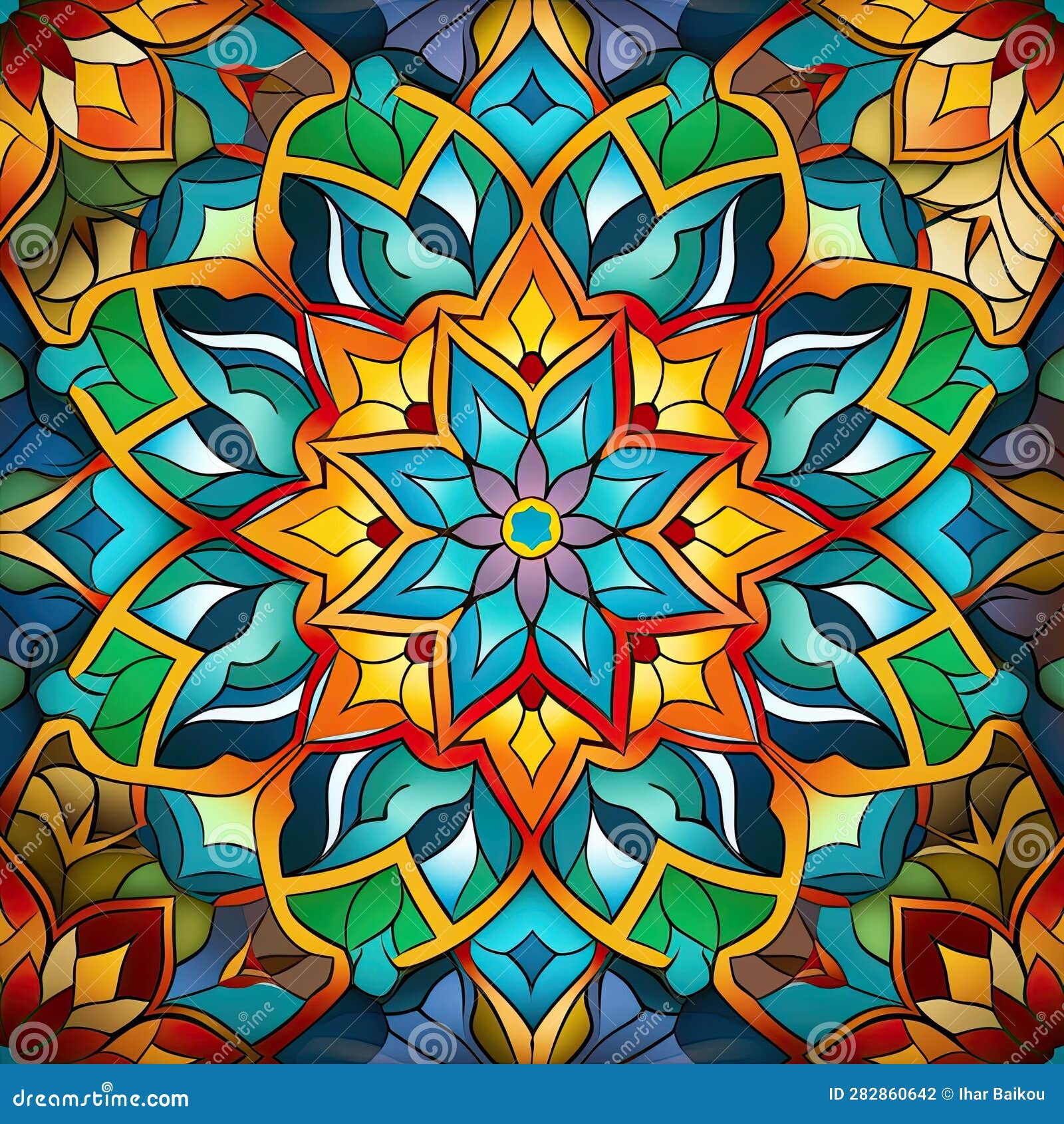 Intricate Elegance Islamic Pattern Background Stock Illustration ...